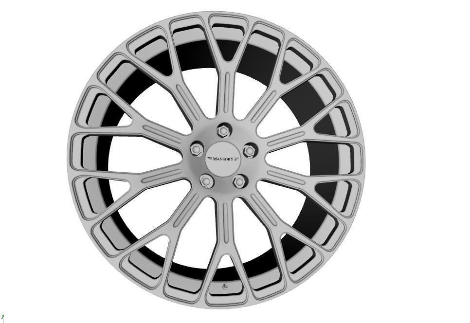 Wheels Mansory Y10 3D model | CGTrader