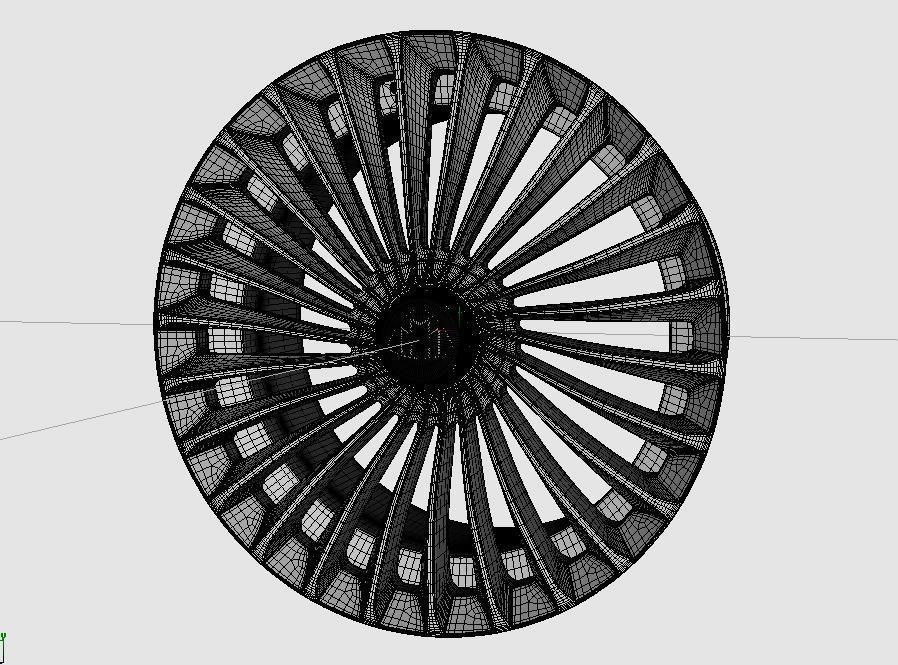 wheels maybach 222 3D model | CGTrader