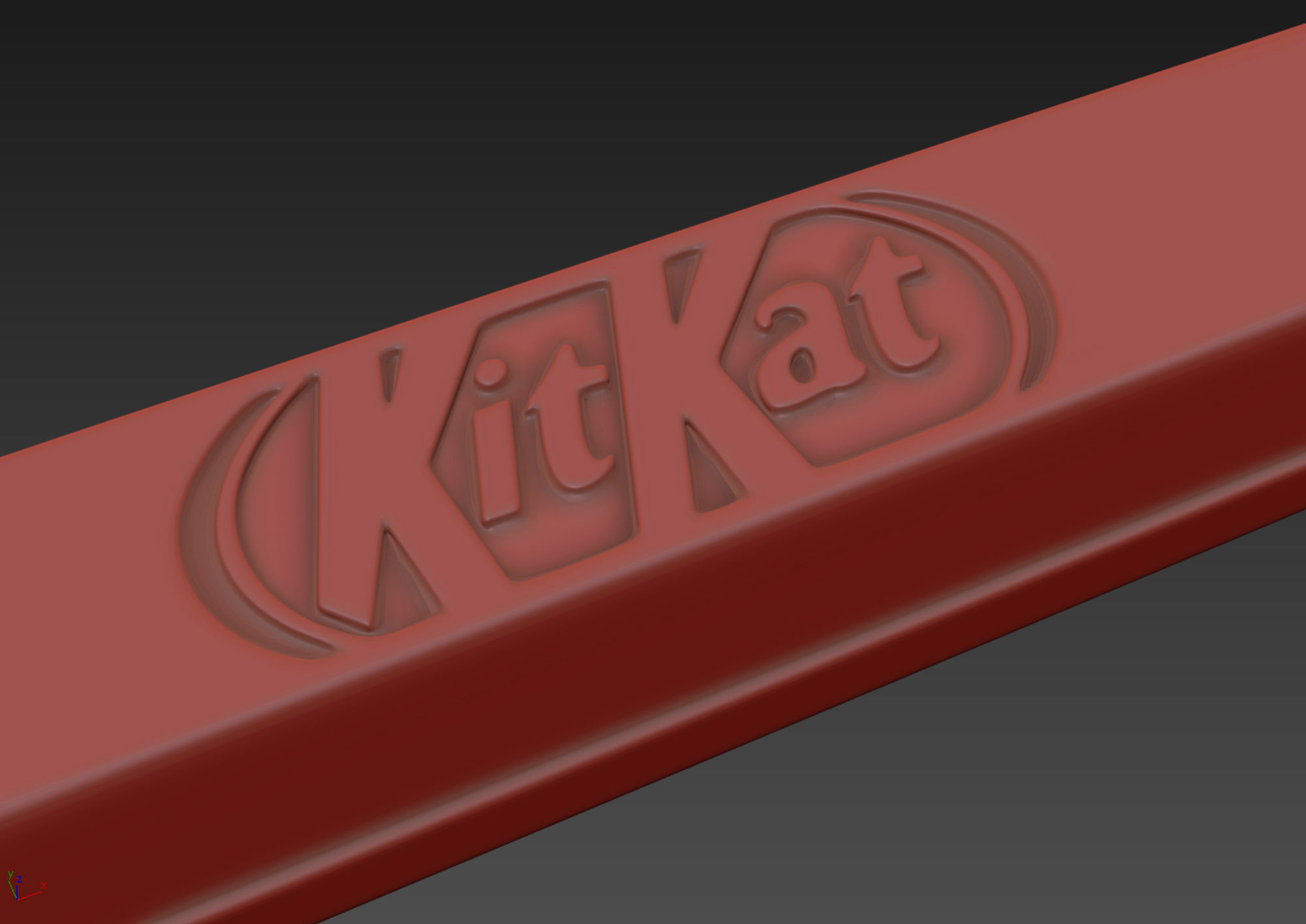Kit Kat Chocolate bar 3D model | CGTrader