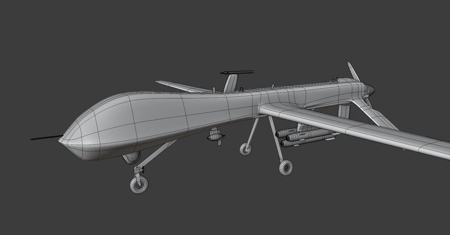 MQ-1 Drone Predator 3D model | CGTrader