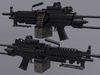 FN MINI M249 Light Machine Gun 3D model | CGTrader