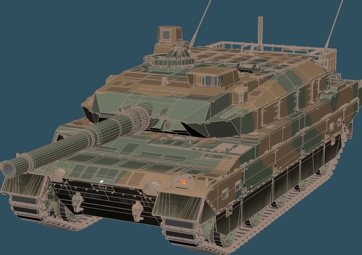 JGSDF Type10 TK 3D model | CGTrader