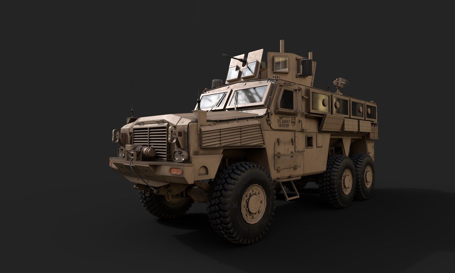 3D model RG-33 MRAP Mine Resistant Vehicle VR / AR / low-poly | CGTrader