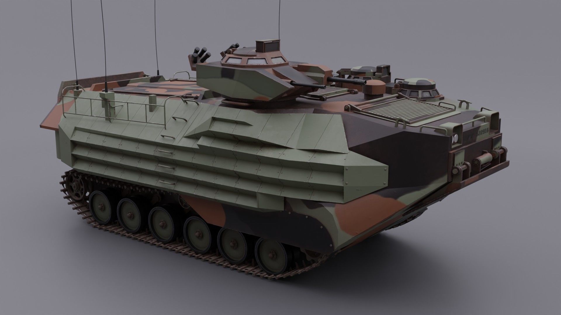 AAVP7A1 Assault Amphibious Vehicle US ARMY 3D model | CGTrader