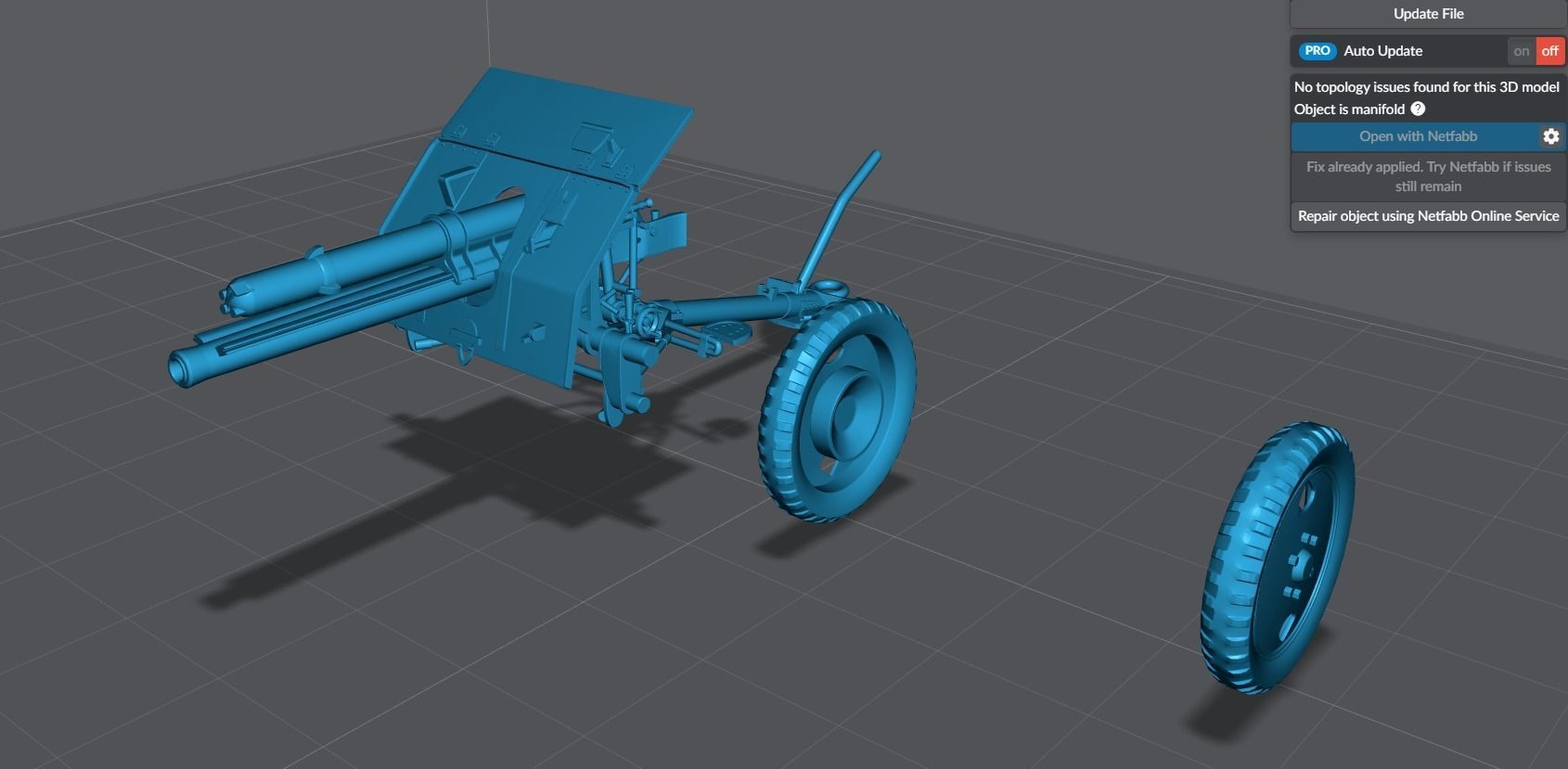 Qf 18 Pounder Scale model 3D model 3D printable | CGTrader