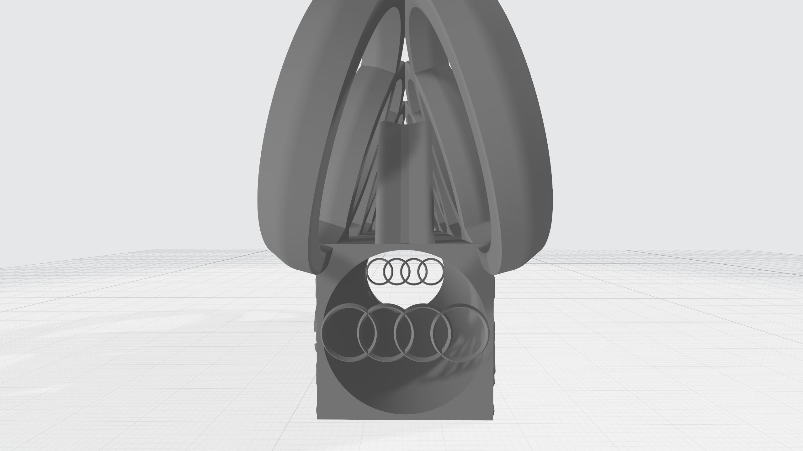 Audi Logo 3D model 3D printable | CGTrader