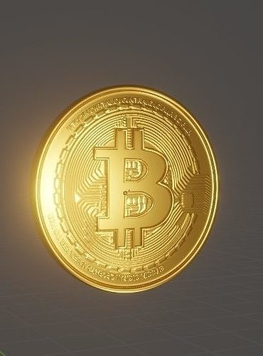 Bitcoin 3D coin 3D model | CGTrader