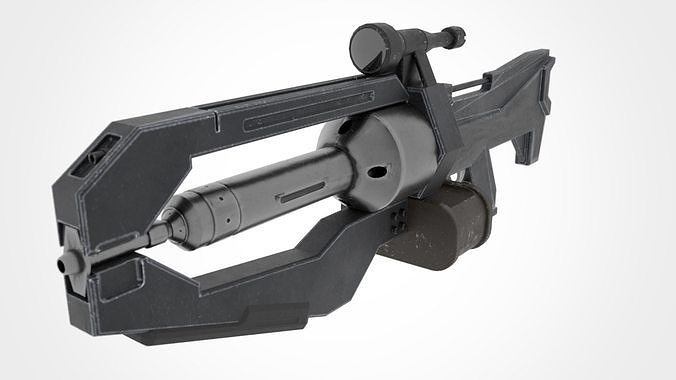 3D model Assault rifle VR / AR / low-poly | CGTrader