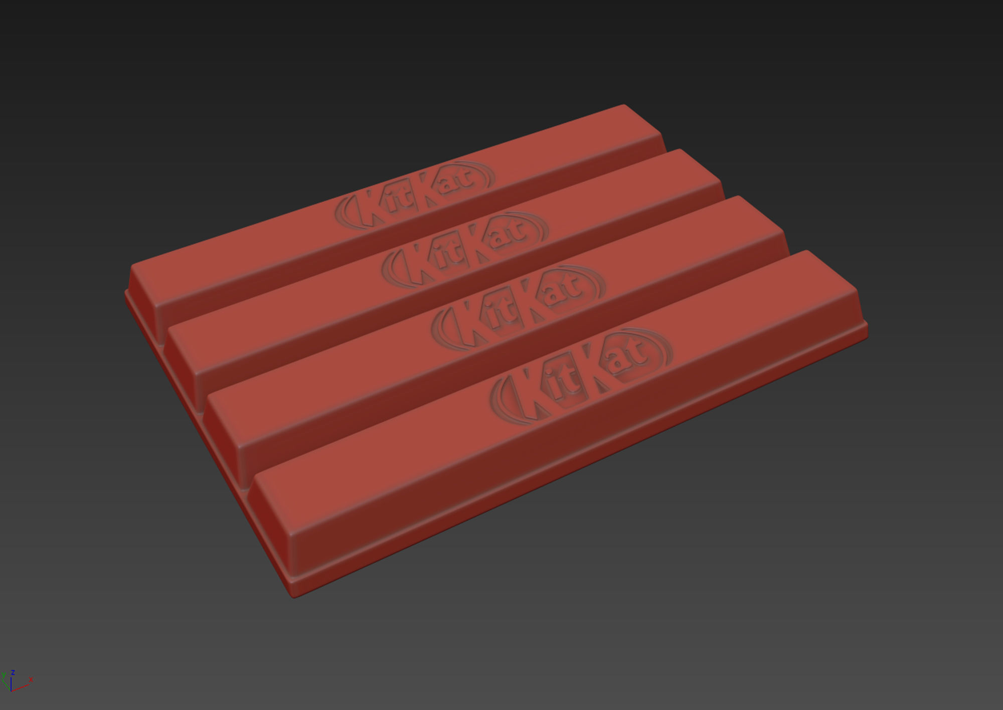 Kit Kat Chocolate bar 2 3D model | CGTrader