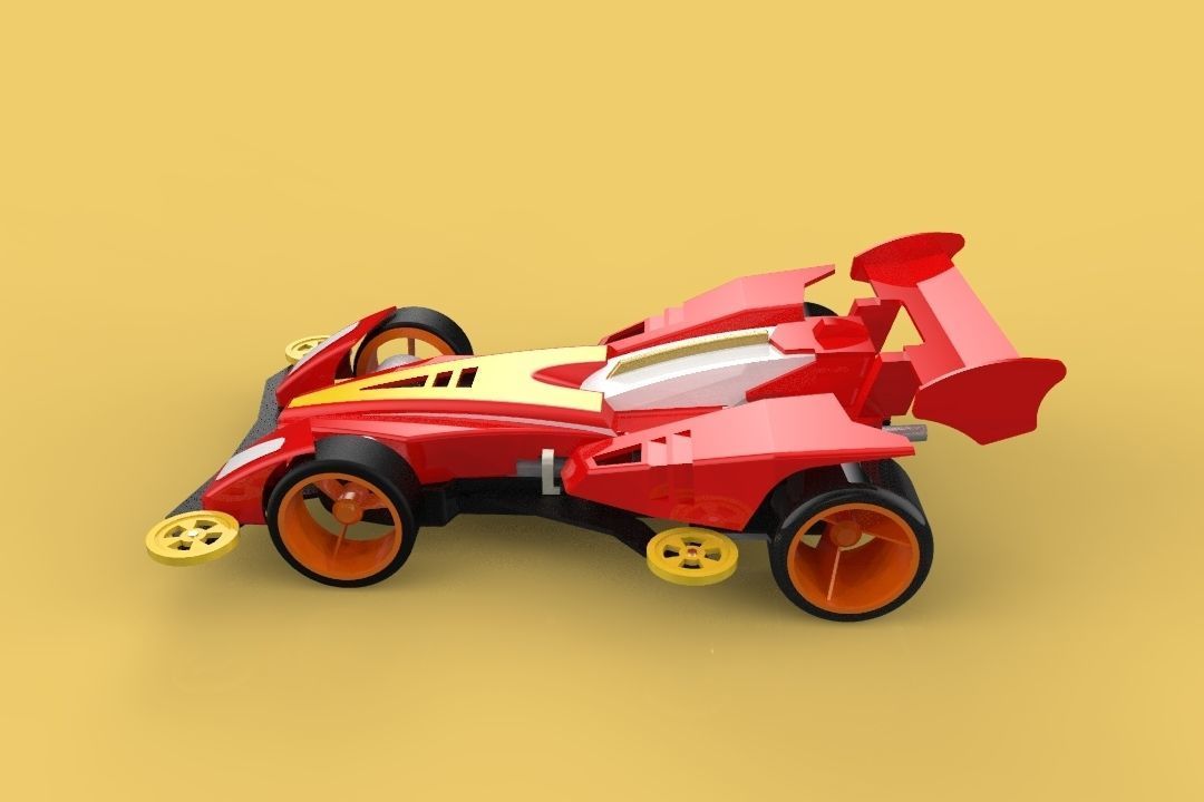 TAMIYA MINI 4WD SONIC MAGNUM AVANTE CAR TOY 3D model | CGTrader