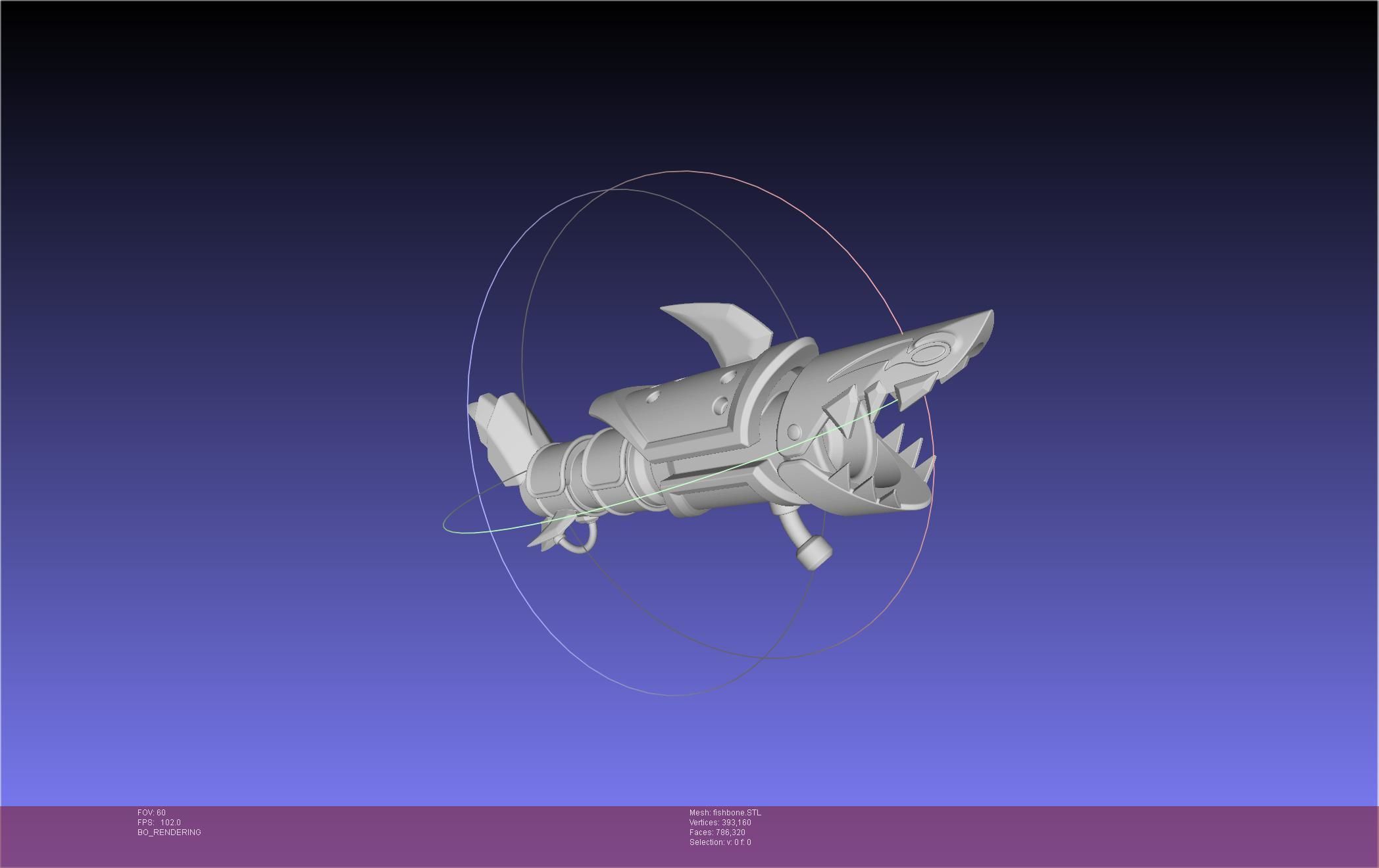 League Of Legends Jinx Fishbone Printable Assembly 3D model 3D ...