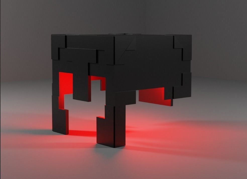 Minecraft netherite helmet 3D model 3D printable | CGTrader