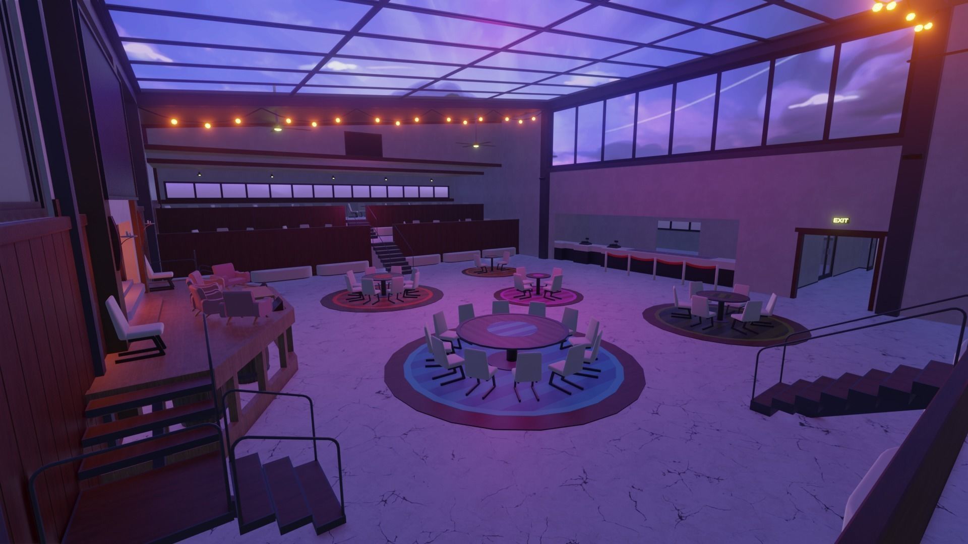 3D Model Collection Metaverse Rooms VR / AR / low-poly | CGTrader