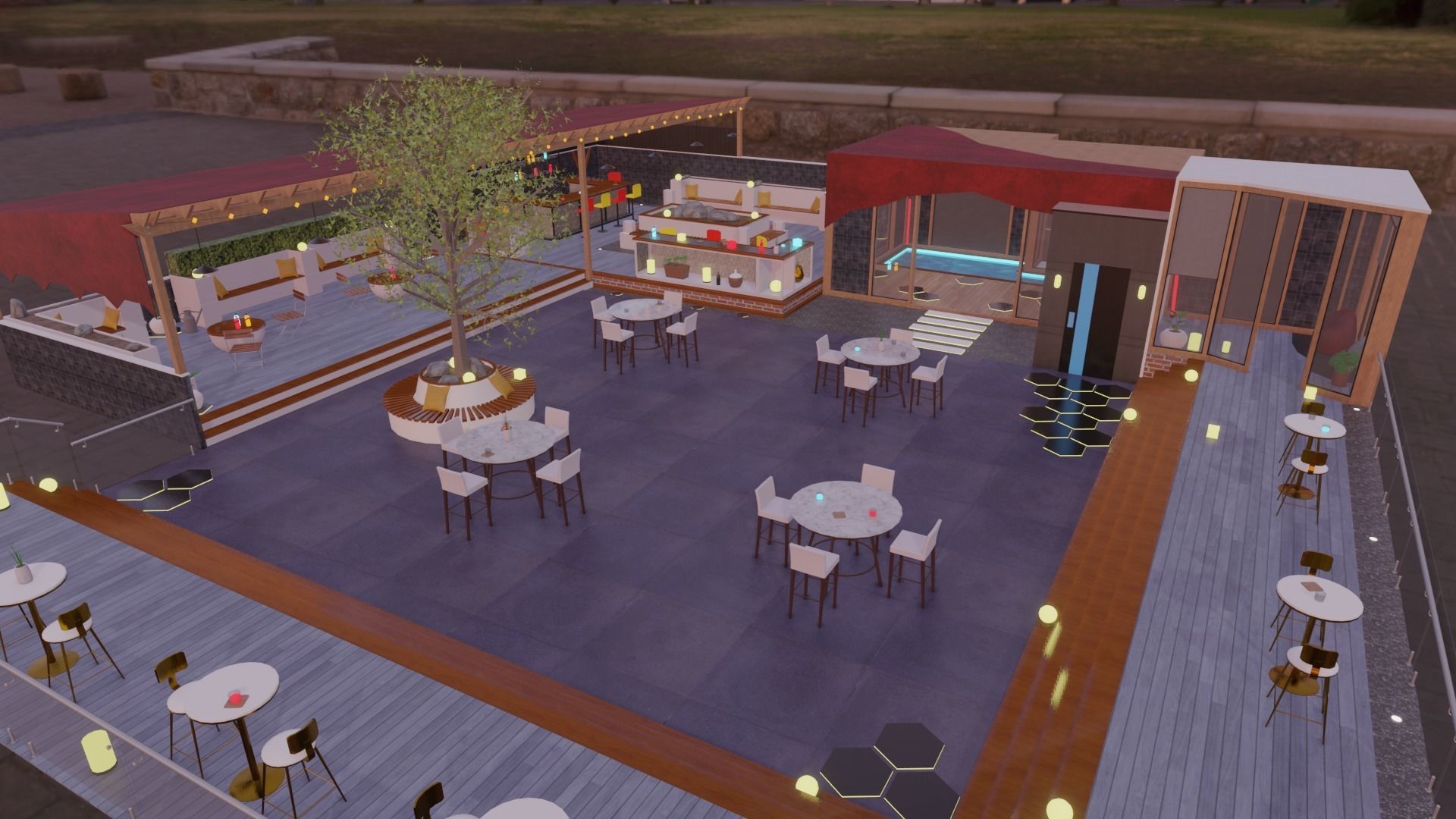 3D Model Collection Metaverse Rooms VR / AR / low-poly | CGTrader