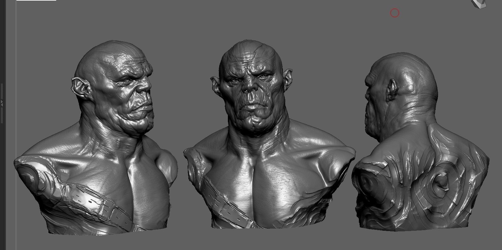 Orc dude sketch free 3D model 3D printable | CGTrader