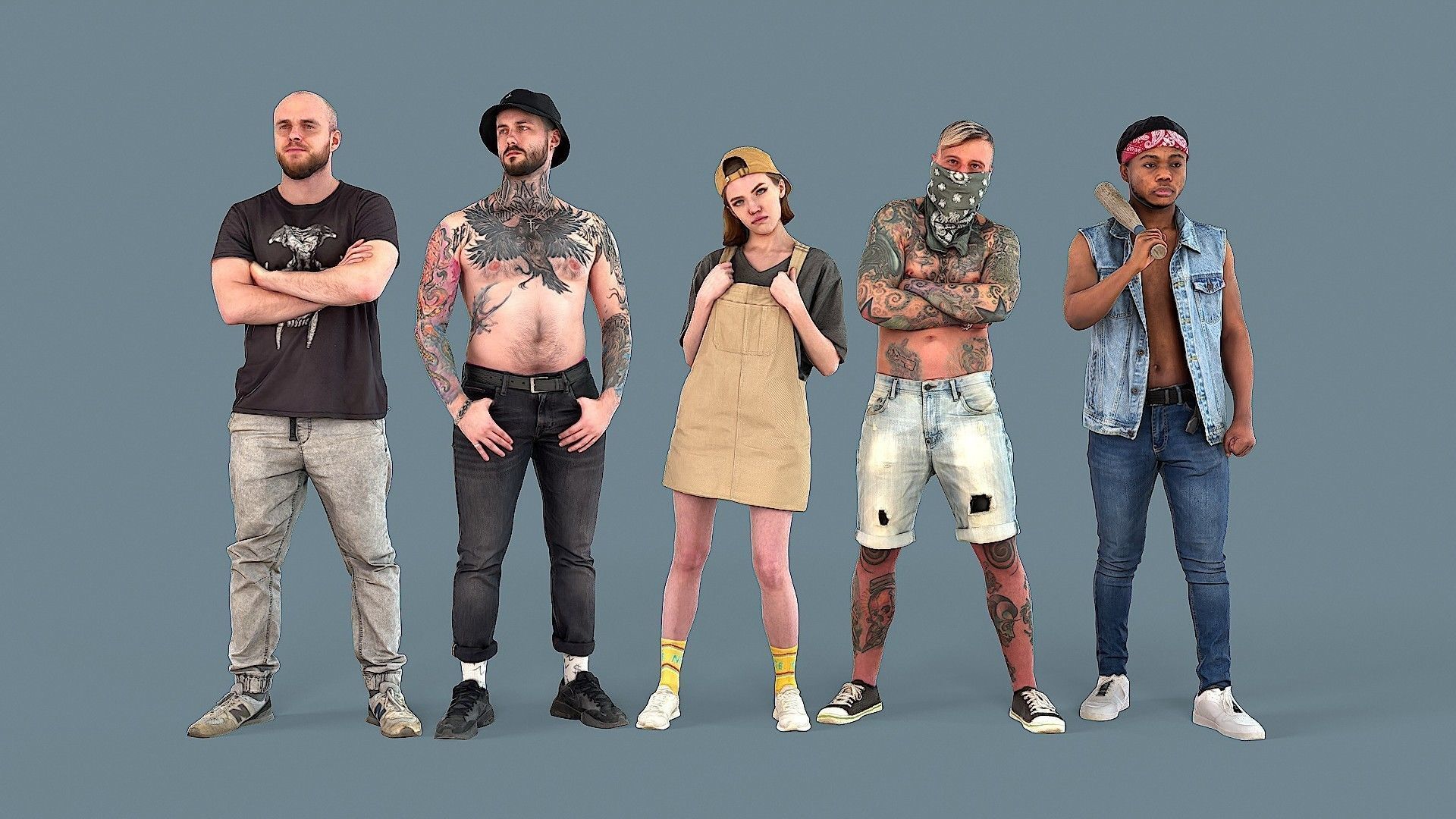 Photorealistic Characters Volume 04 3D Model Collection | CGTrader