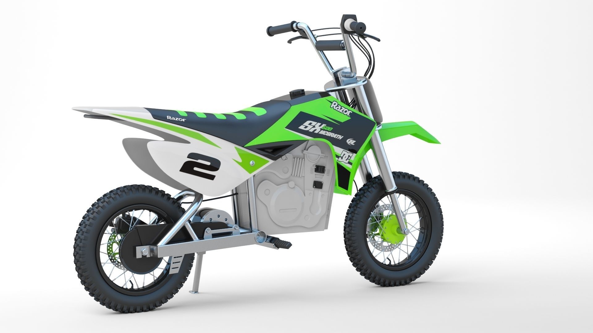 Razor Dirt Rocket SX500 McGrath Electric 3D model | CGTrader