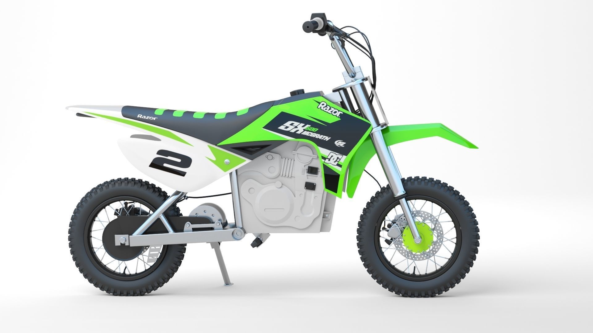 Razor Dirt Rocket SX500 McGrath Electric 3D model | CGTrader