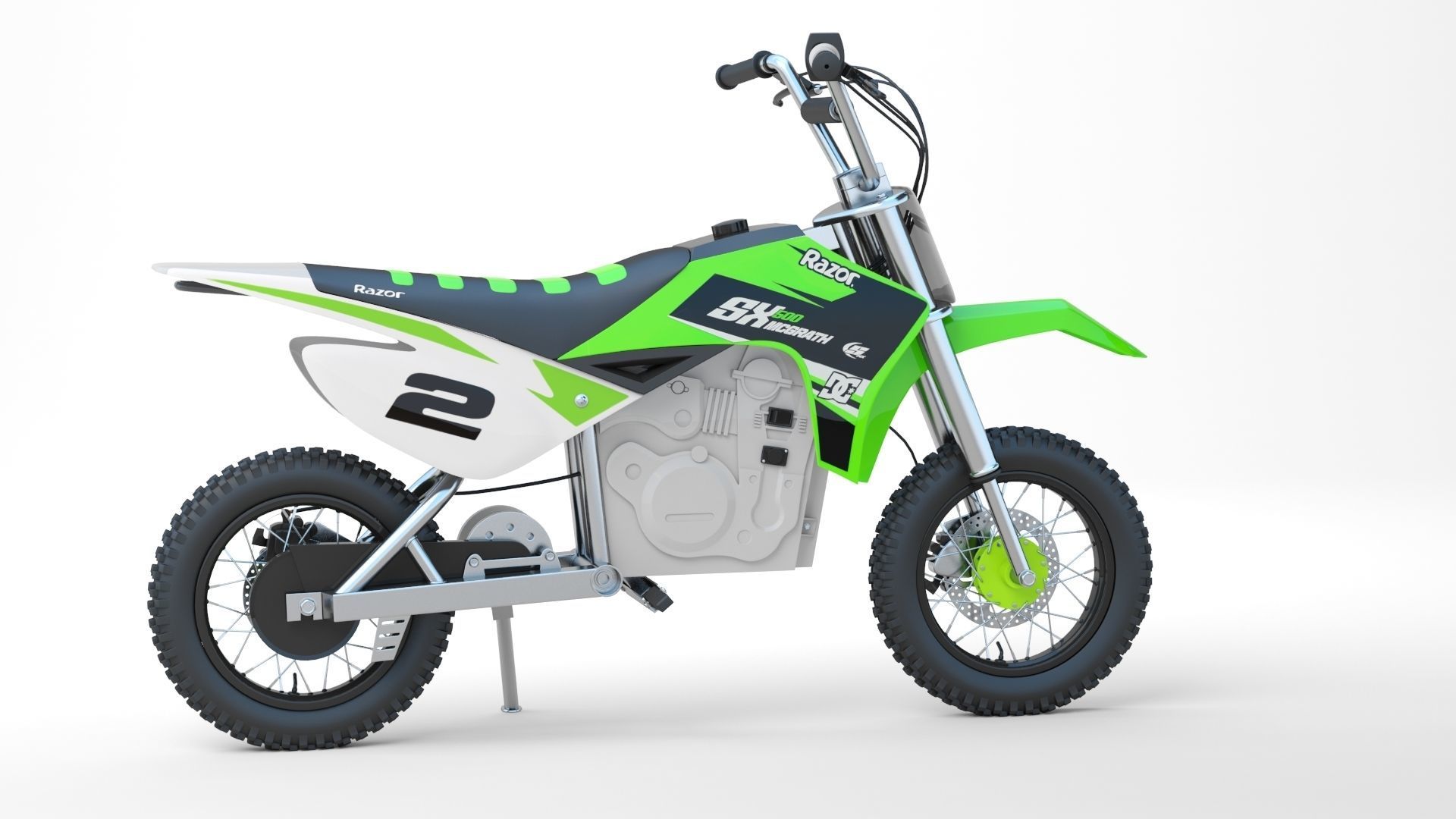 Razor Dirt Rocket SX500 McGrath Electric 3D model | CGTrader