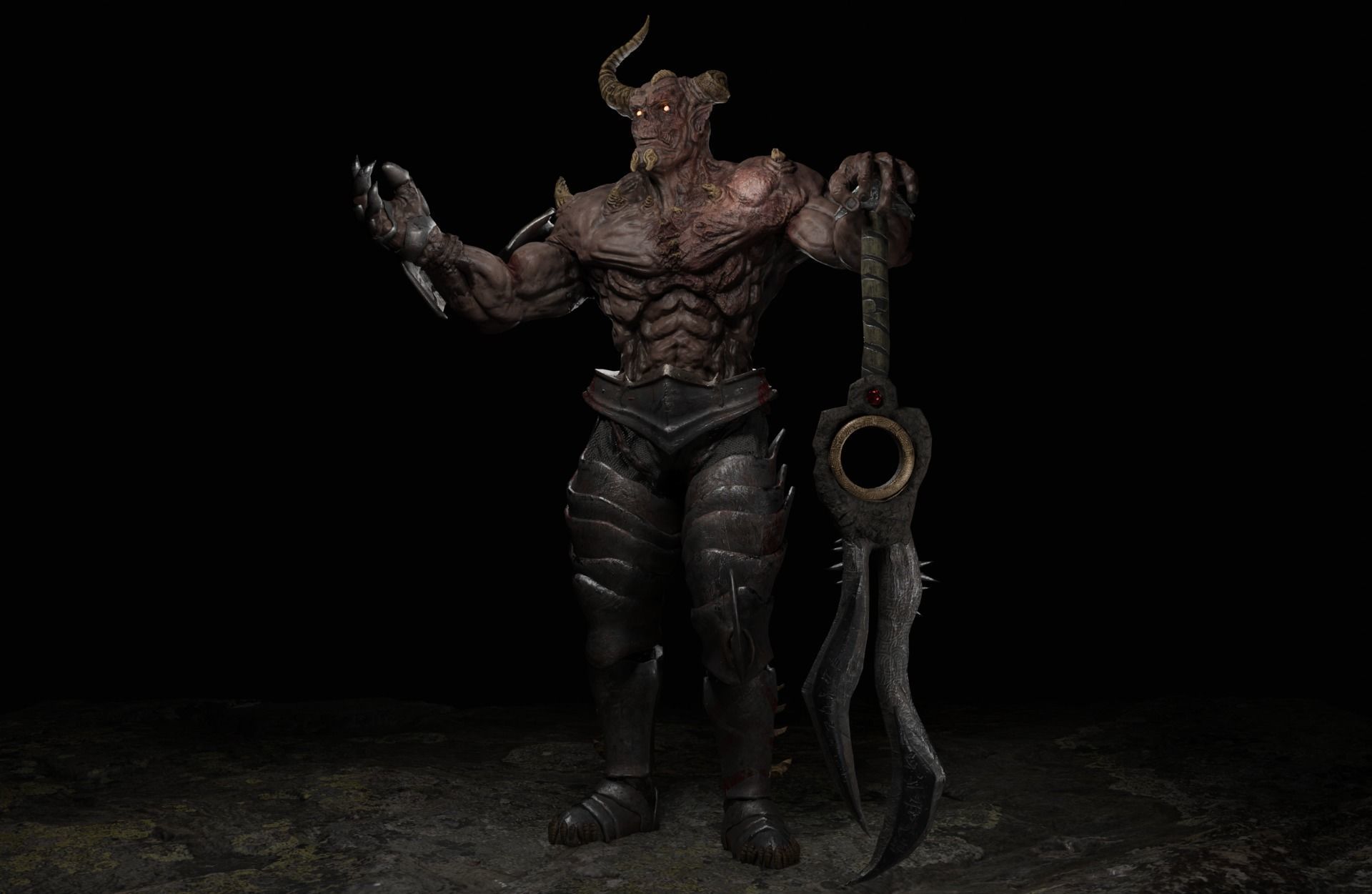 3D model Demon VR / AR / low-poly | CGTrader