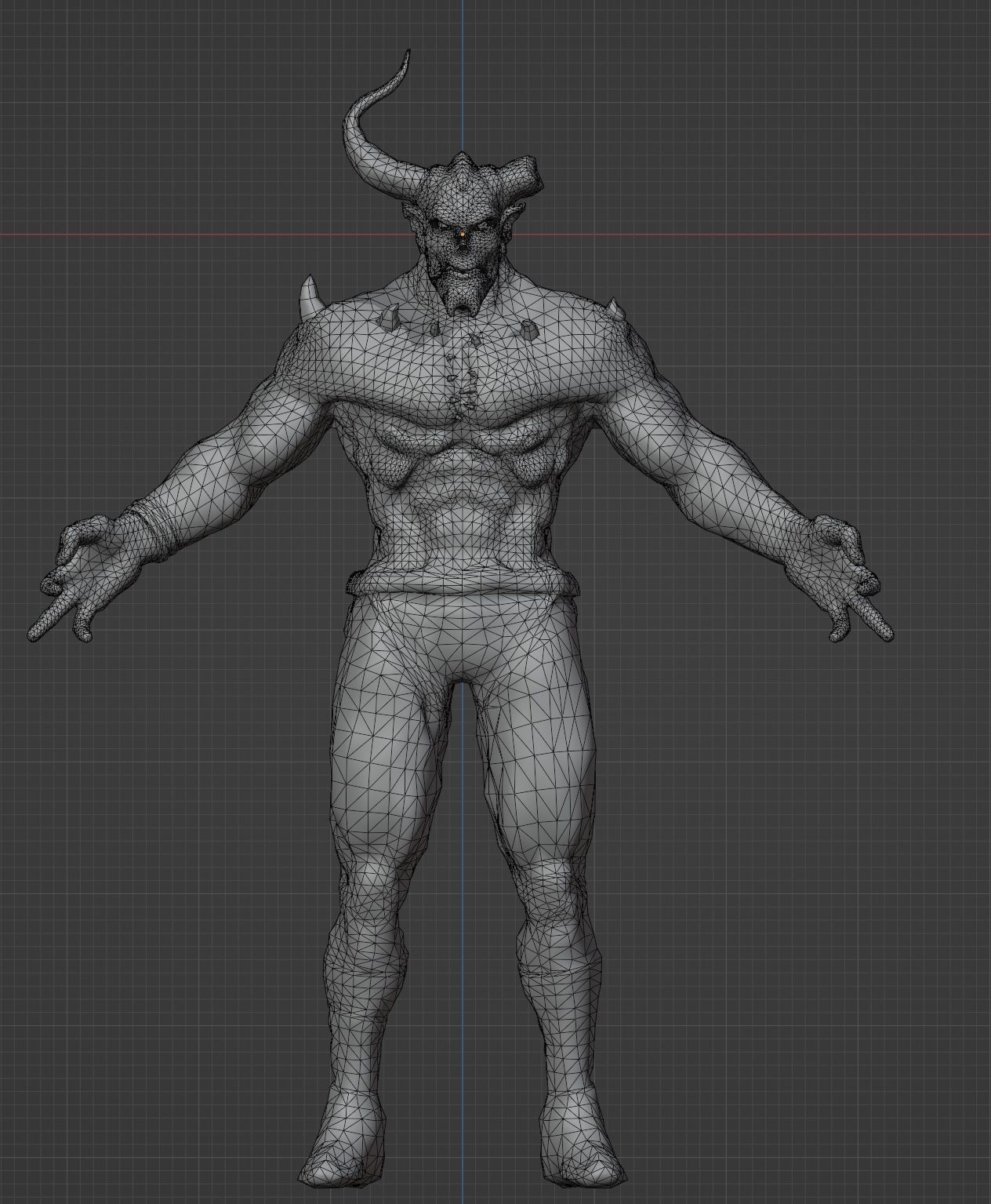 3D model Demon VR / AR / low-poly | CGTrader