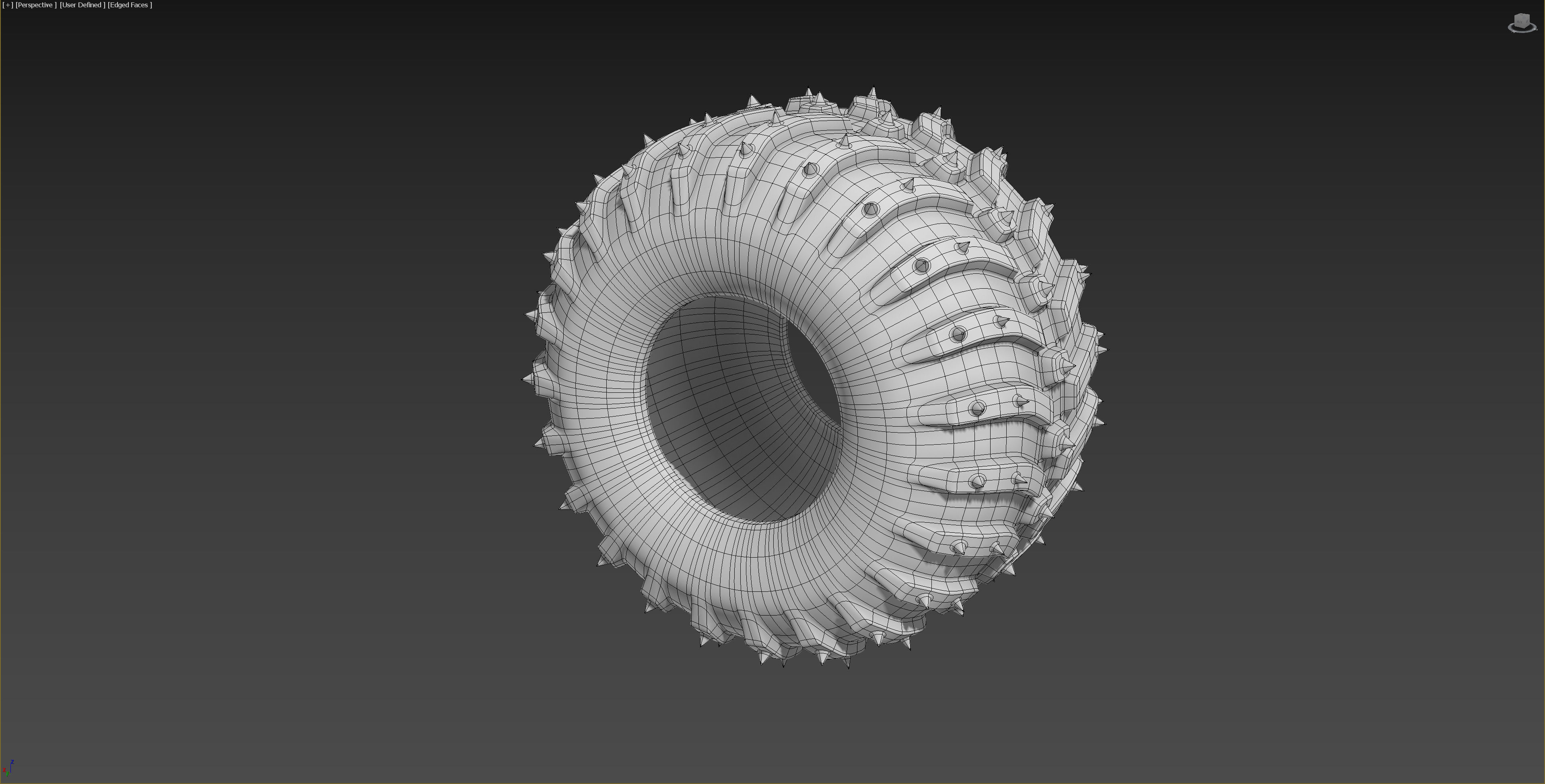 Rubber model tractor tire 3D model | CGTrader