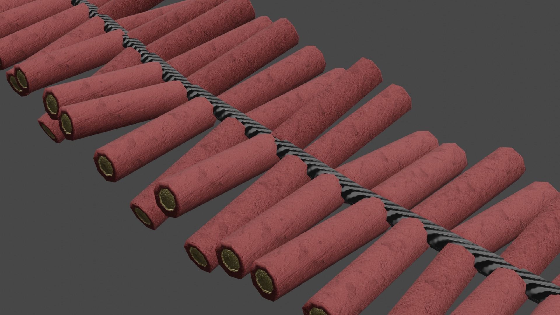 3D model Chinese Firecrackers - Game Ready - PBR VR / AR / low-poly ...