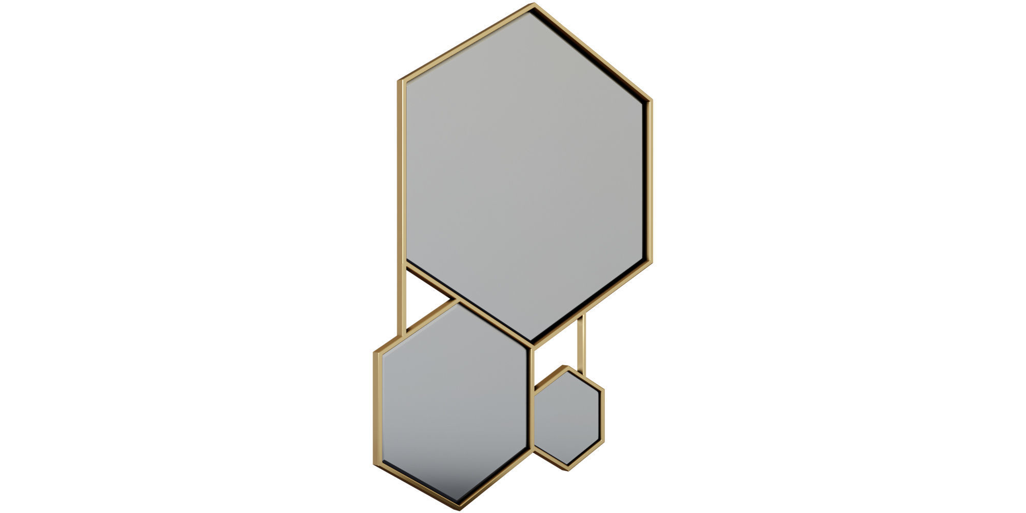 MIRROR HEXA 3D model | CGTrader