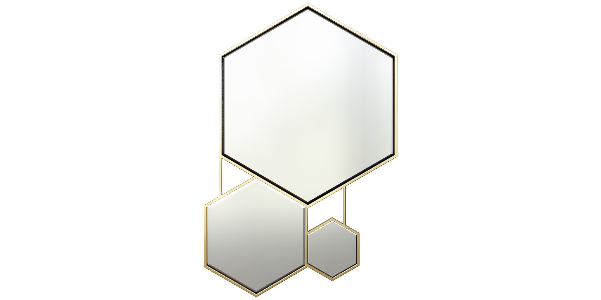 MIRROR HEXA 3D model | CGTrader