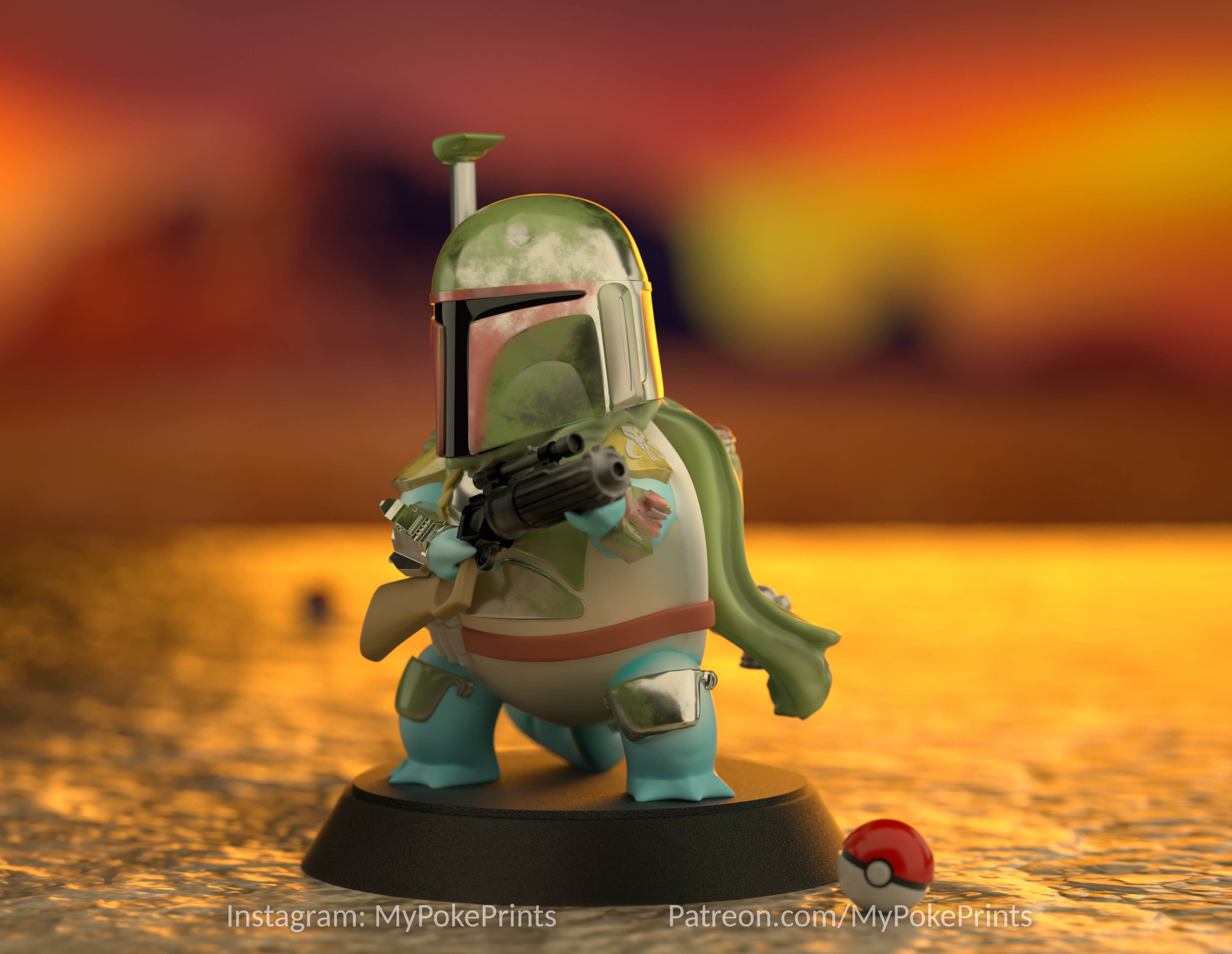 Pokemon Mandalorian Mashups 3D model 3D printable | CGTrader