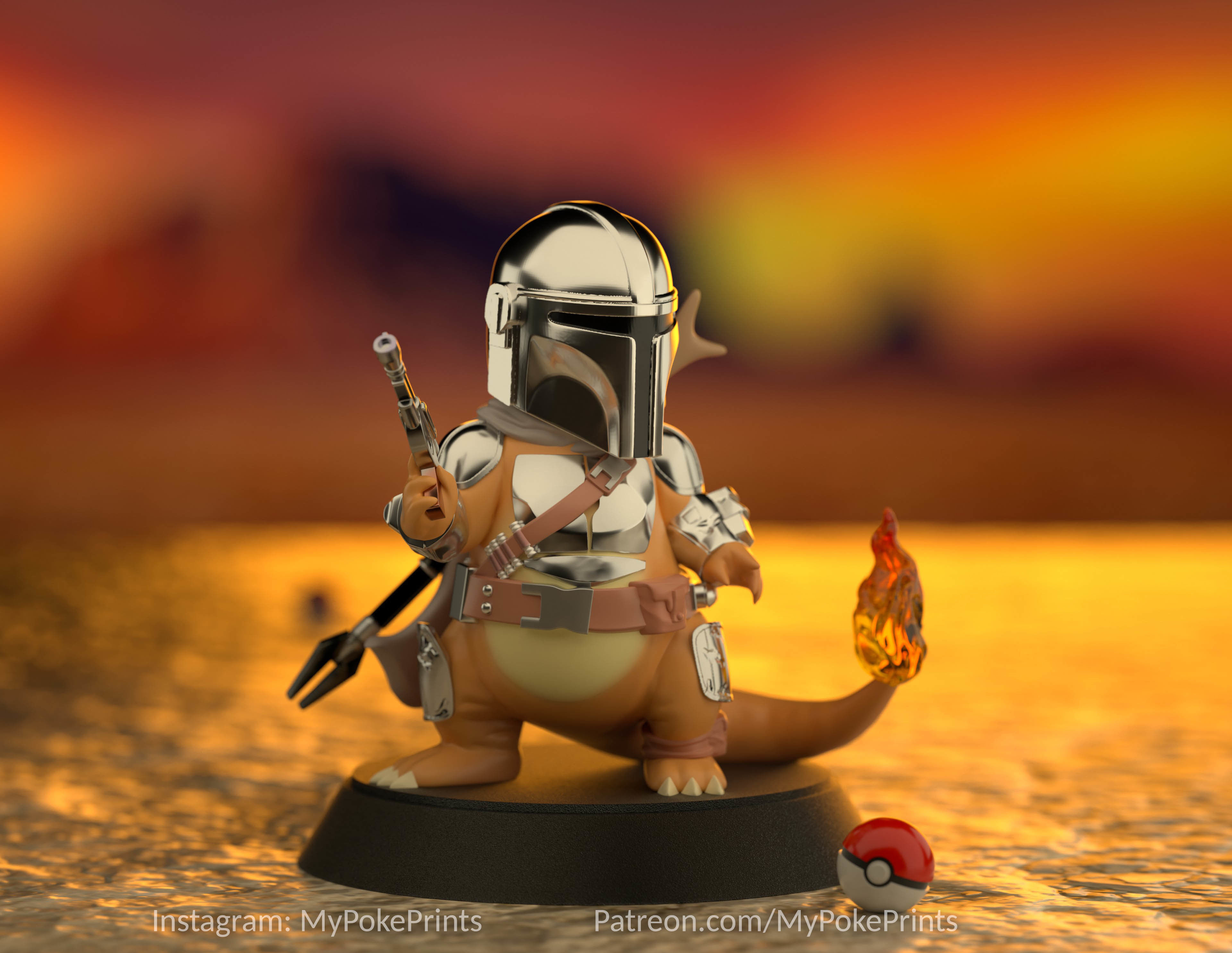 Pokemon Mandalorian Mashups 3D model 3D printable | CGTrader