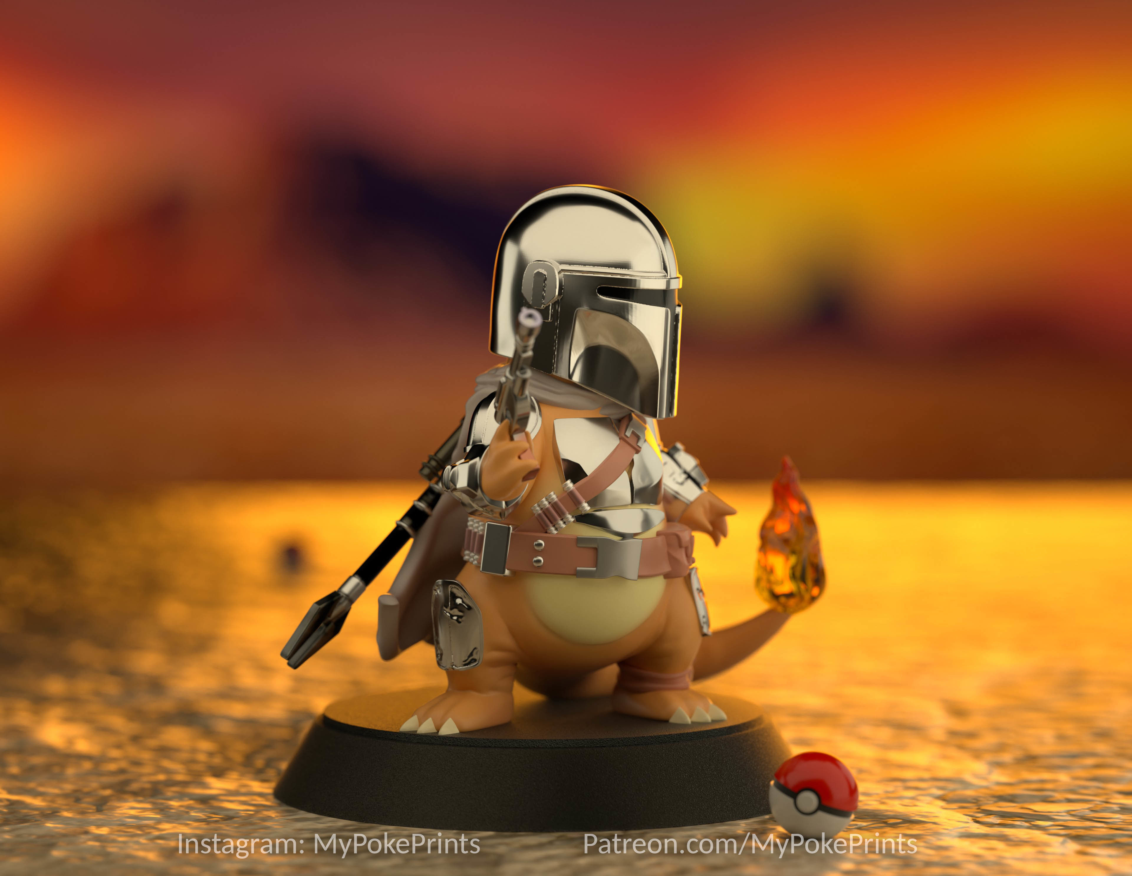 Pokemon Mandalorian Mashups 3D model 3D printable | CGTrader
