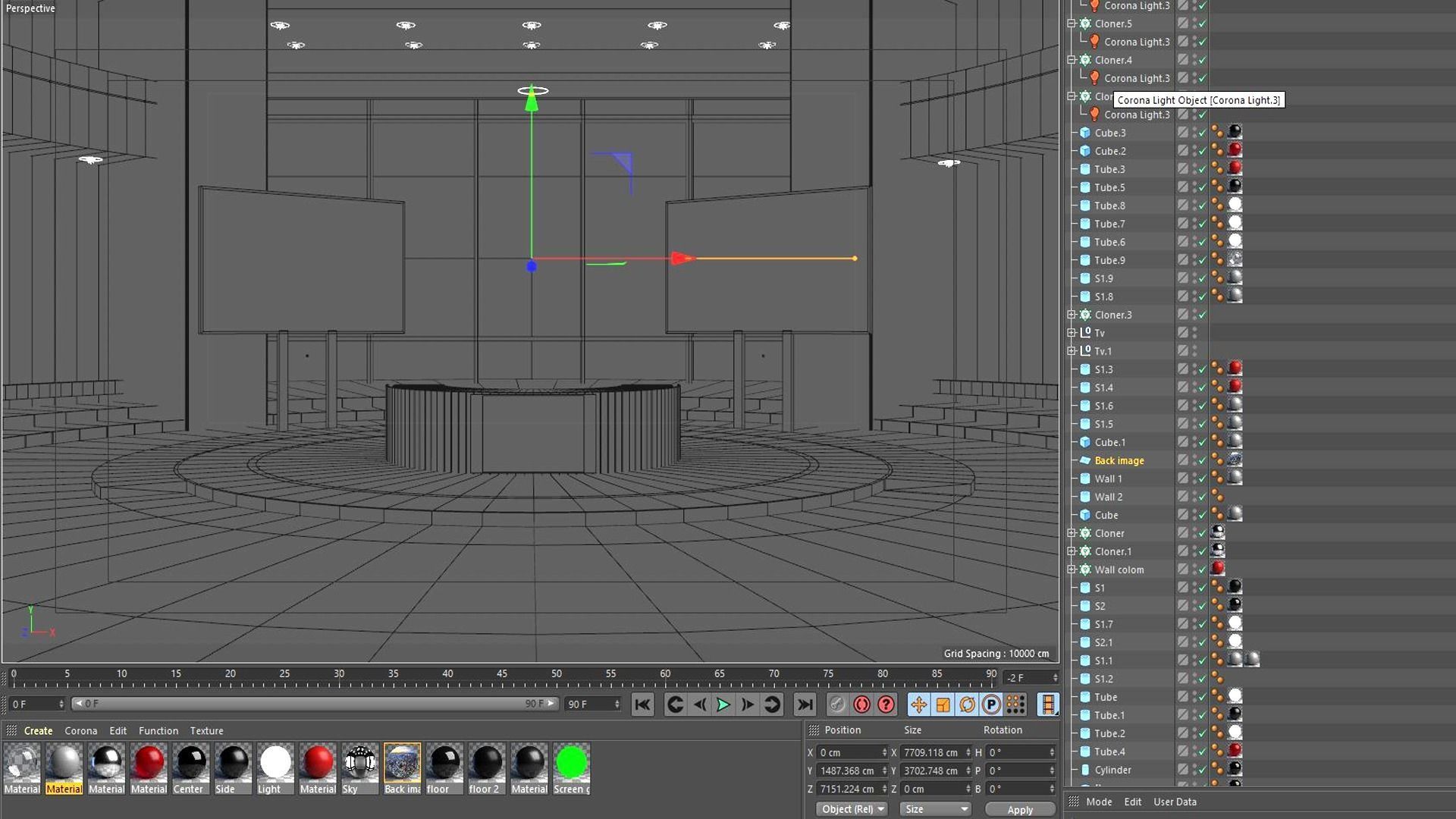News Virtual Set 3D model | CGTrader