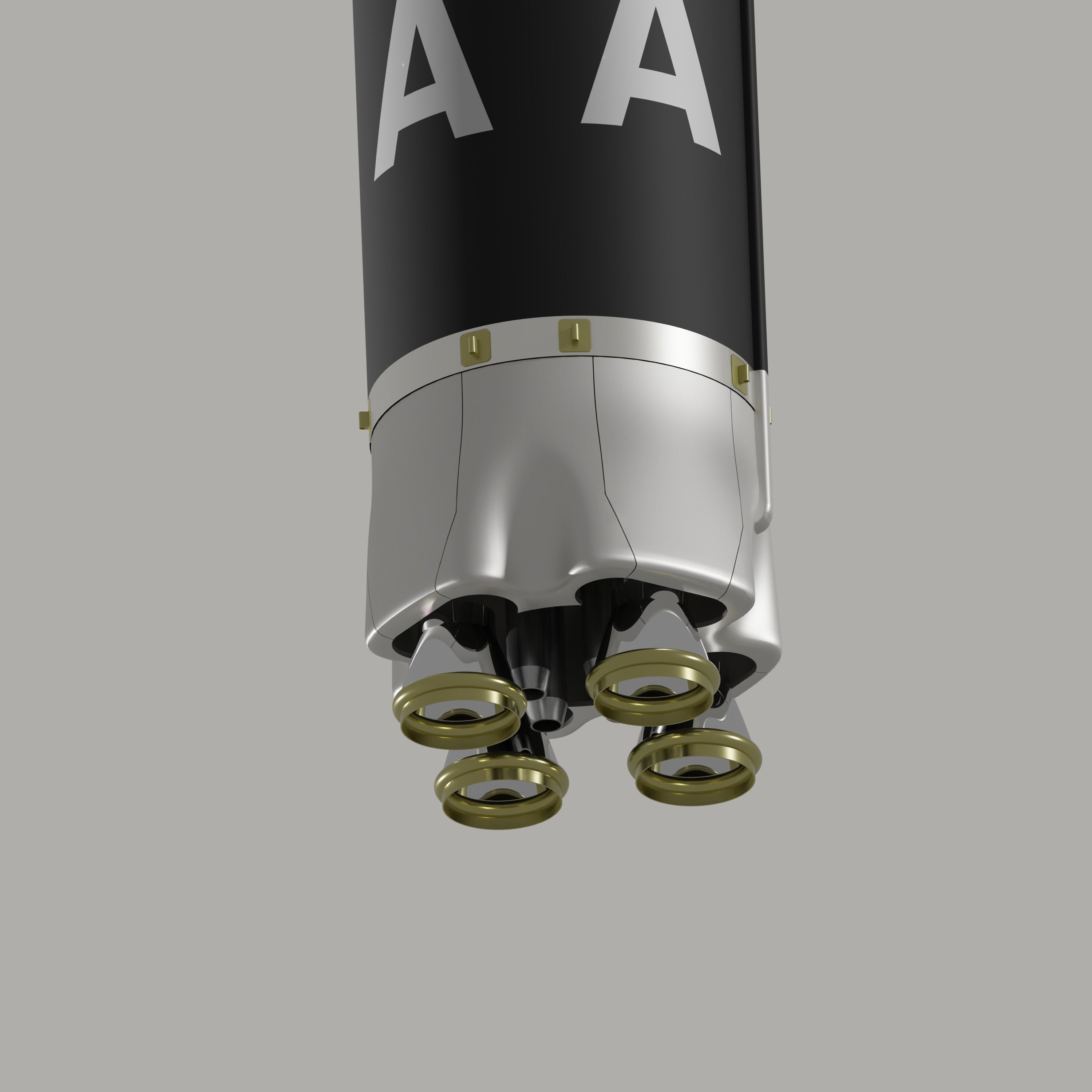 Firefly Alpha Rocket 3D model | CGTrader