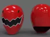 Power Ranger Dino Thunder Red Ranger Helmet 3D model 3D printable ...