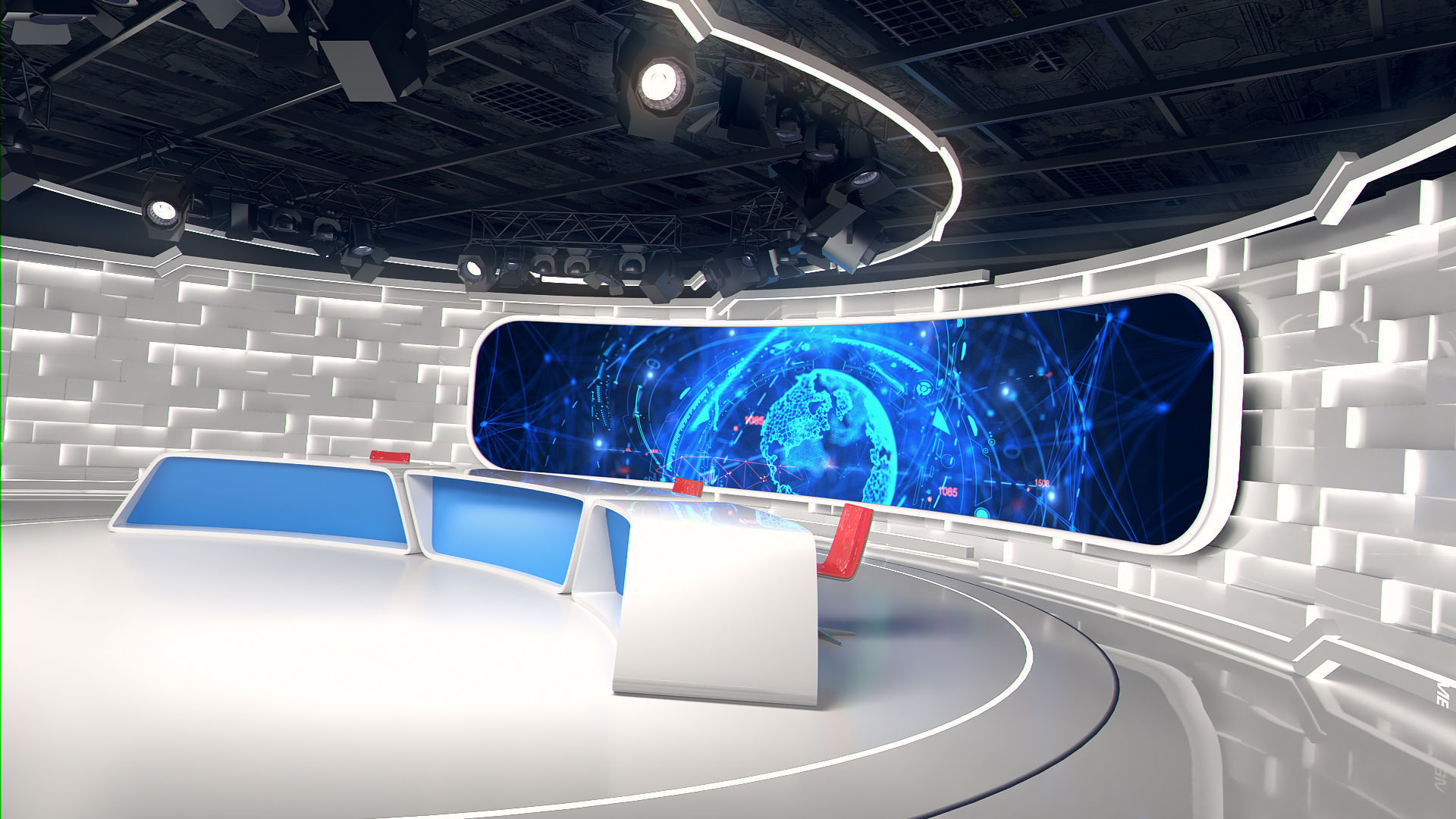 3D model Virtual Studio 27 PBR VR / AR / low-poly | CGTrader