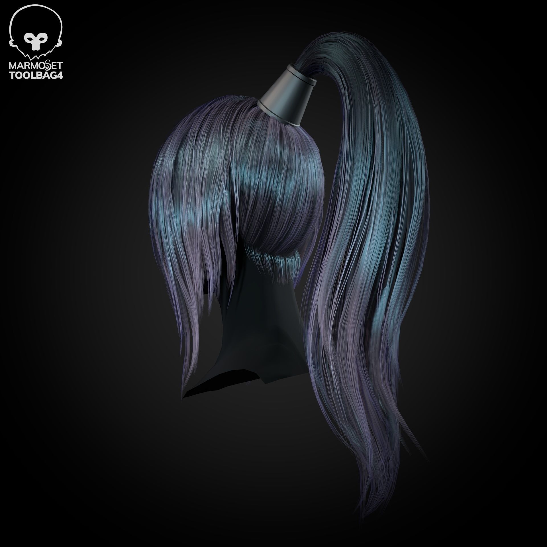 3D model Hairstyle Anime VR / AR / low-poly | CGTrader