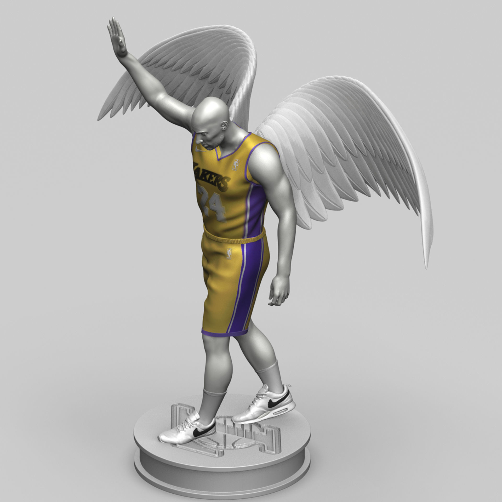 Kobe Bryant 3D Printable 6 3D model 3D printable | CGTrader