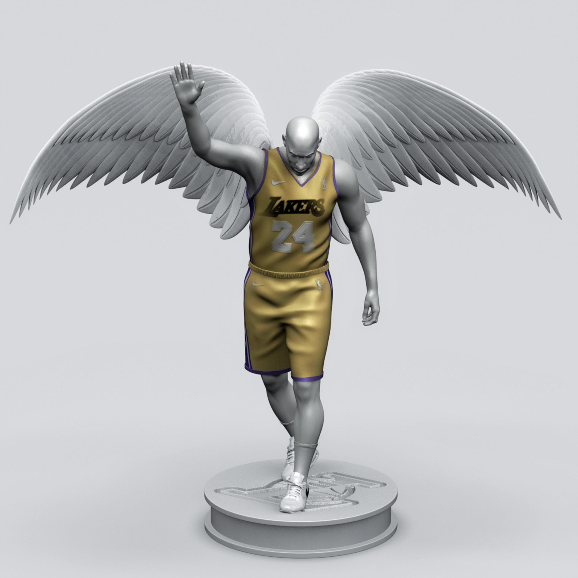 Kobe Bryant 3D Printable 6 3D model 3D printable | CGTrader