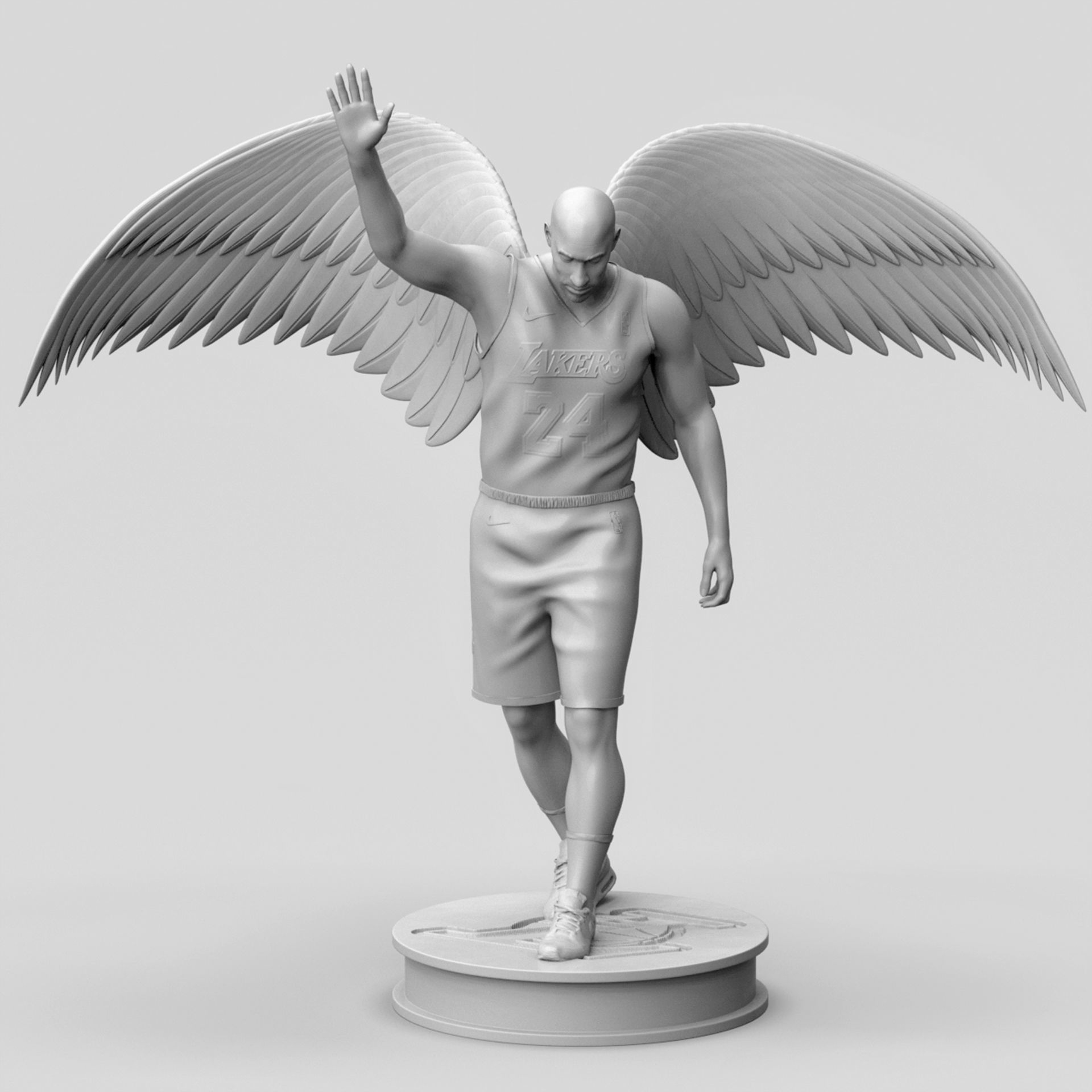 Kobe Bryant 3D Printable 6 3D model 3D printable | CGTrader