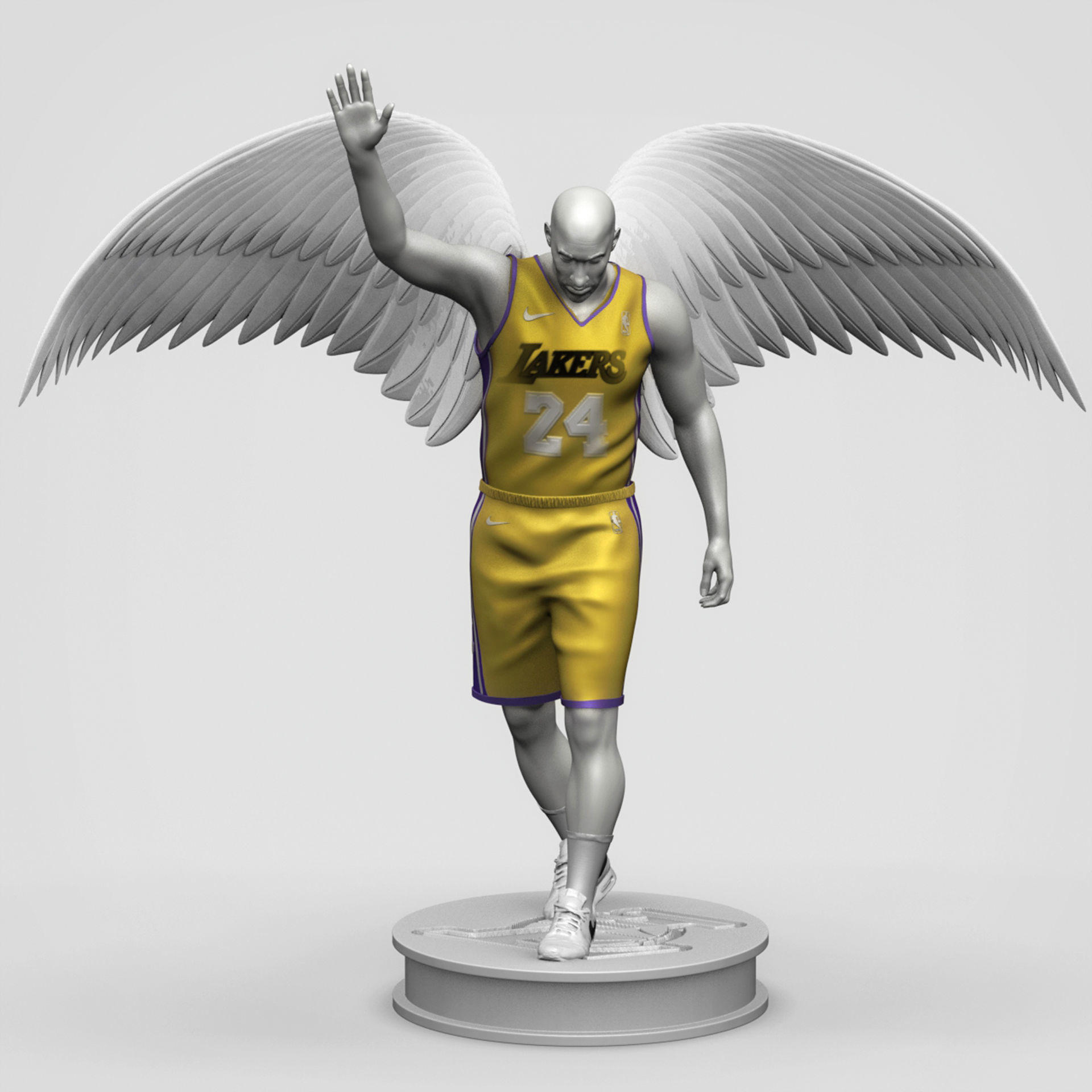 Kobe Bryant 3D Printable 6 3D model 3D printable | CGTrader