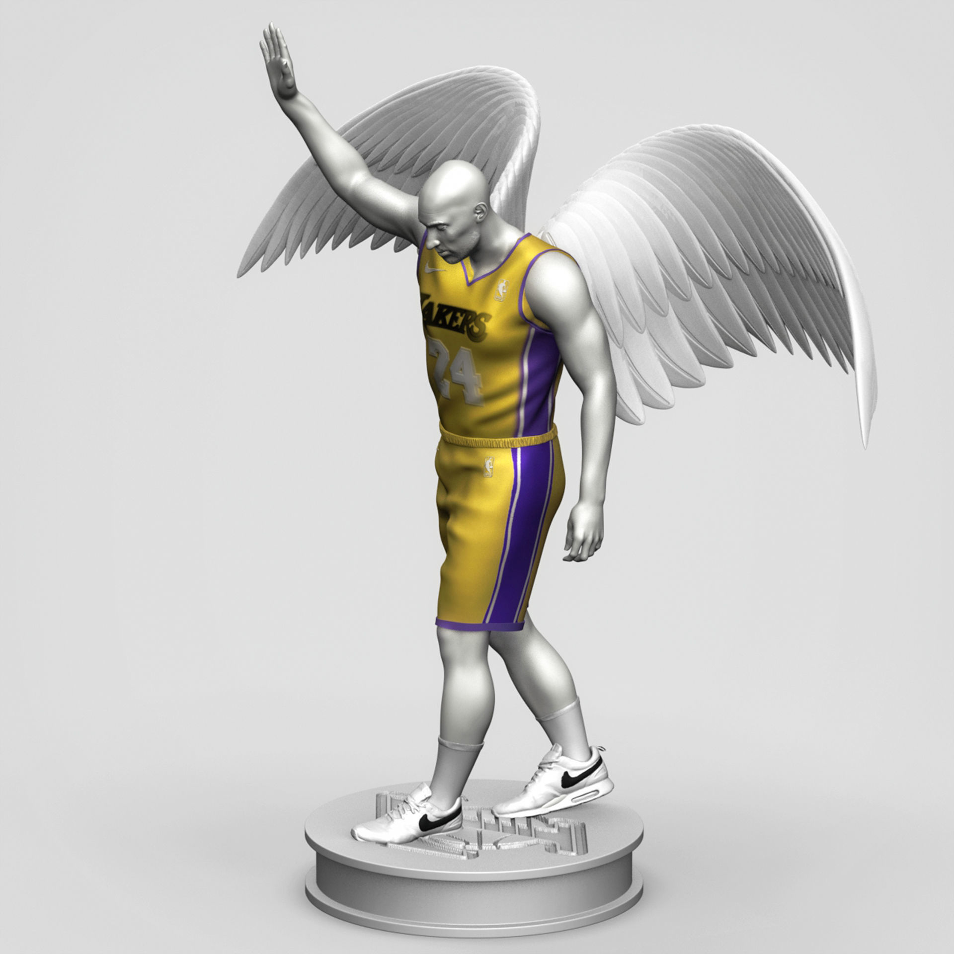 Kobe Bryant 3D Printable 6 3D model 3D printable | CGTrader