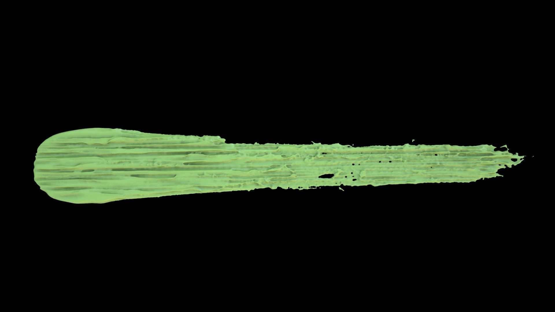 Paint Smear 1 3D model | CGTrader
