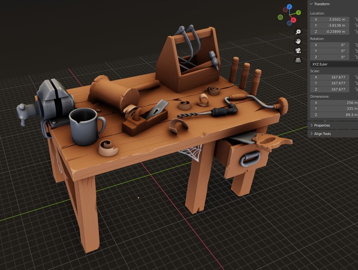 3D model Stylized Carpentry Bench VR / AR / low-poly | CGTrader 3D model Stylized Carpentry Bench VR / AR / low-poly | CGTrader
