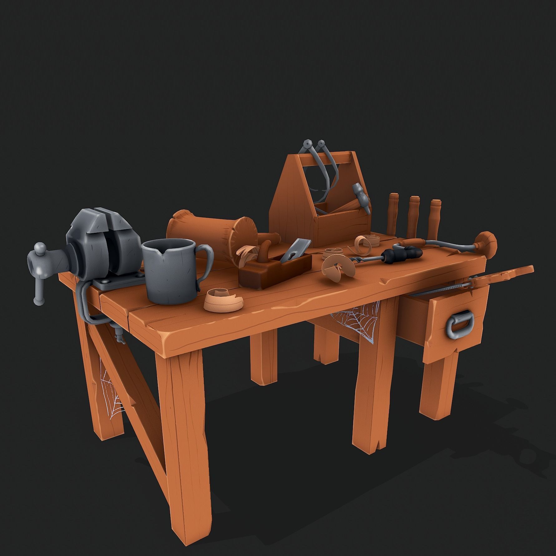 3D model Stylized Carpentry Bench VR / AR / low-poly | CGTrader 3D model Stylized Carpentry Bench VR / AR / low-poly | CGTrader