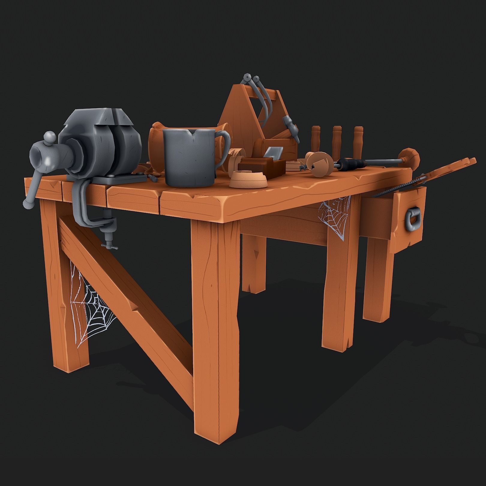 3D model Stylized Carpentry Bench VR / AR / low-poly | CGTrader 3D model Stylized Carpentry Bench VR / AR / low-poly | CGTrader