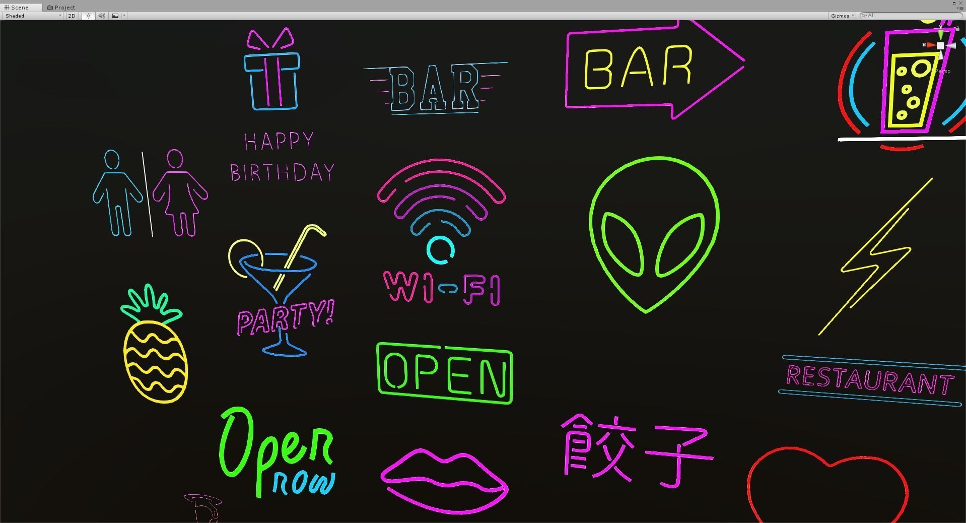 3D model Ultimate Neon Sign Pack 1 VR / AR / low-poly | CGTrader