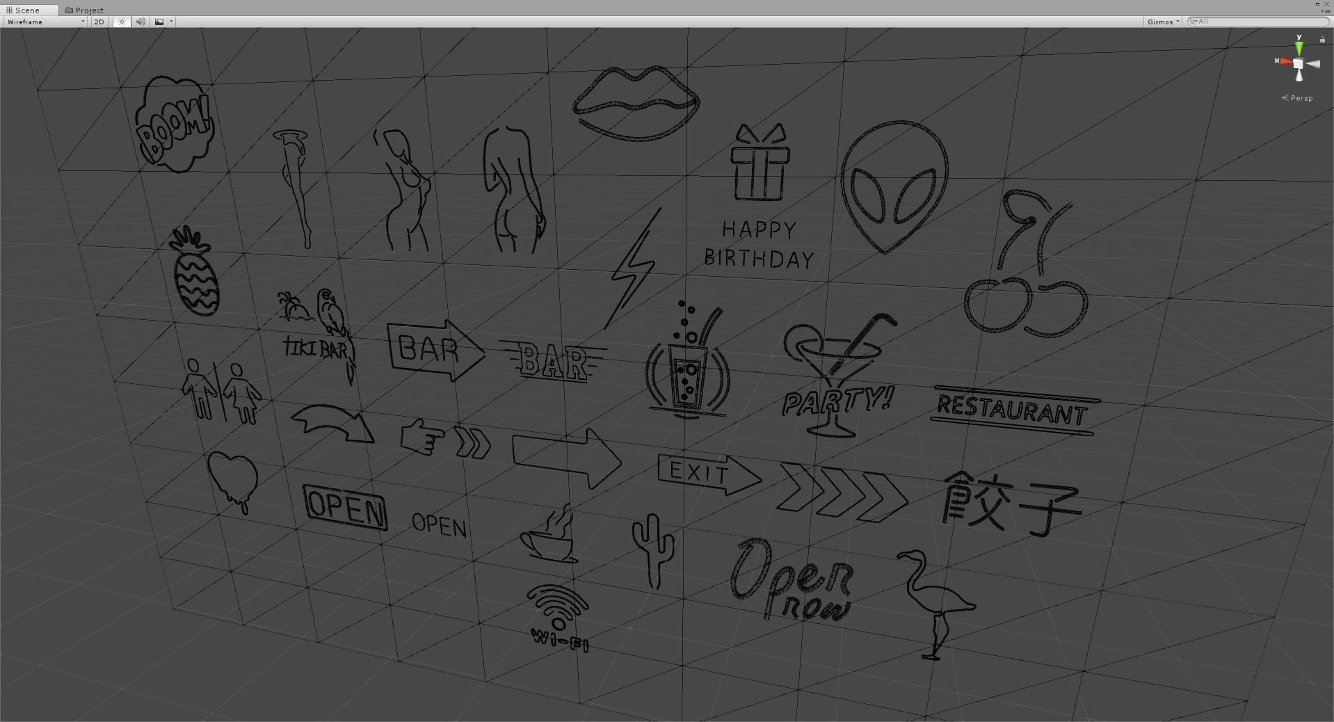 3D model Ultimate Neon Sign Pack 1 VR / AR / low-poly | CGTrader