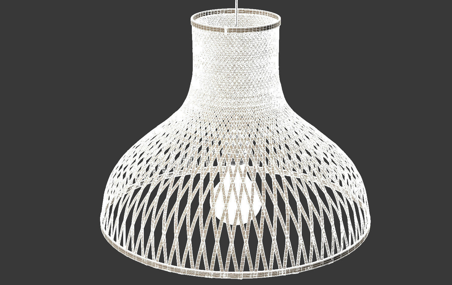 Bamboo lamp ondine 3D model | CGTrader