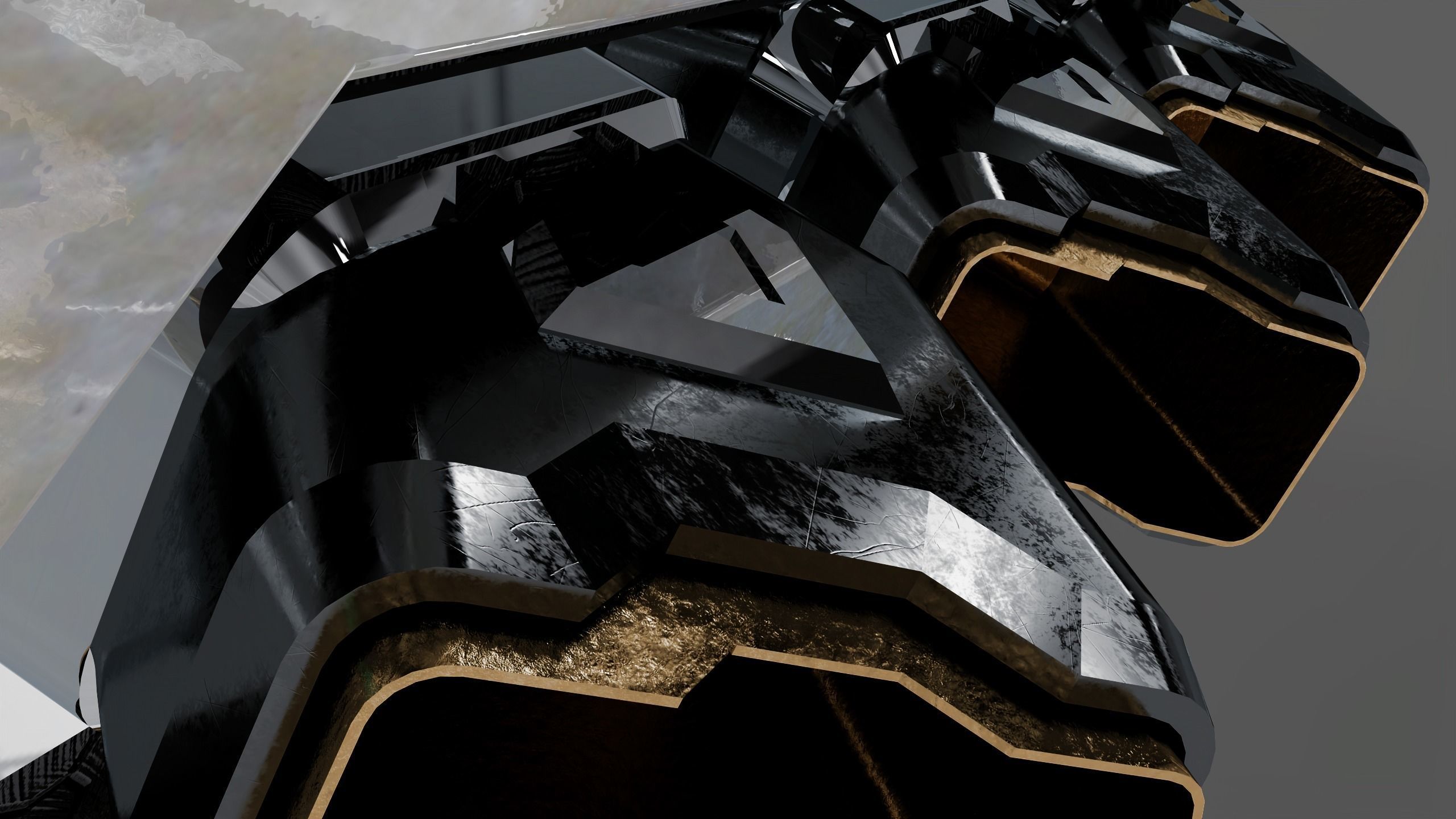 Cyber Rifle 3D model | CGTrader